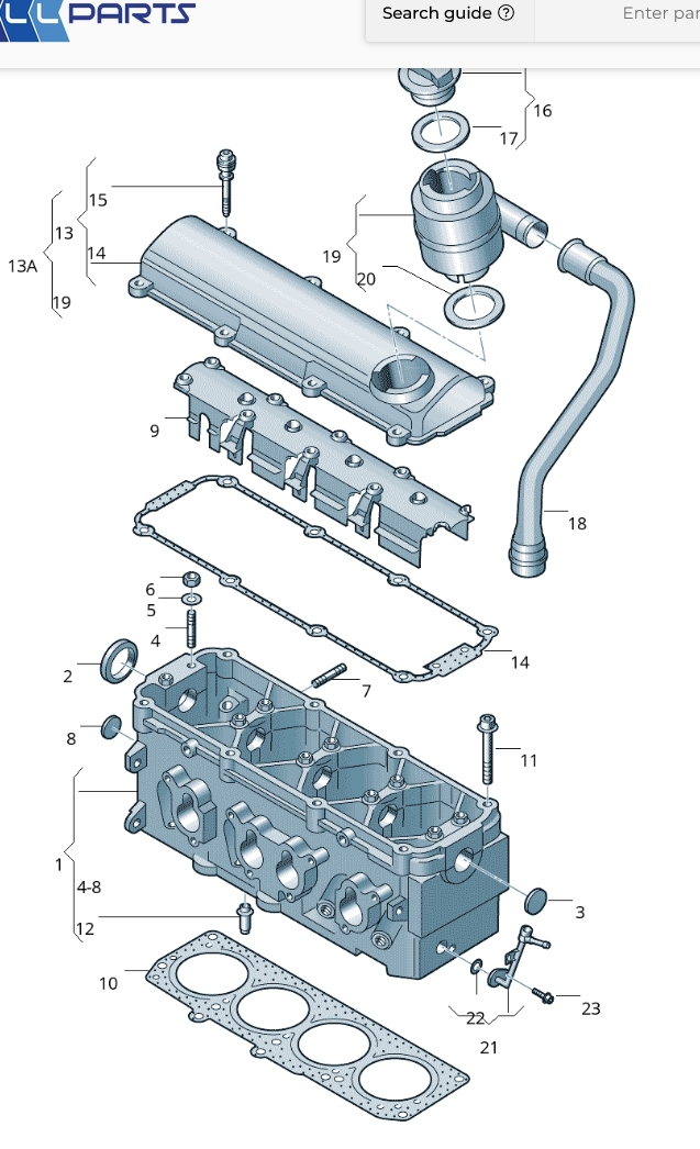 Location of PCV valve - Skoda Octavia Mk1 (1996-2004) - BRISKODA