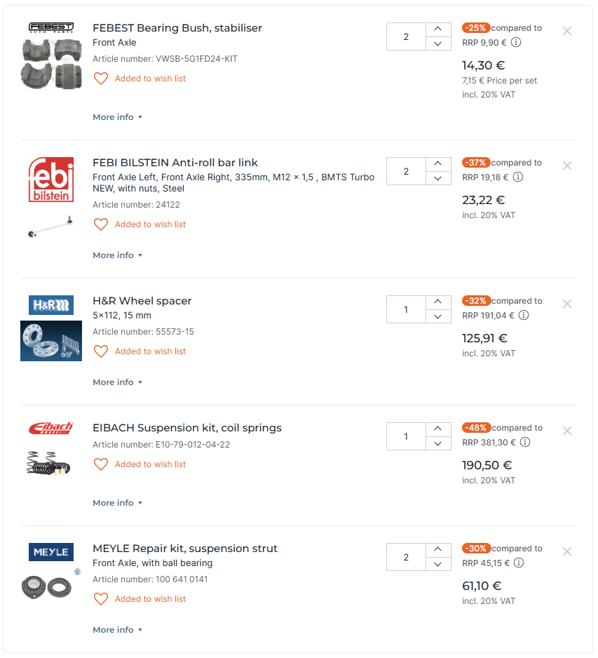 Eibach Pro-Kit lowering springs and scrubbing question - Skoda Superb ...