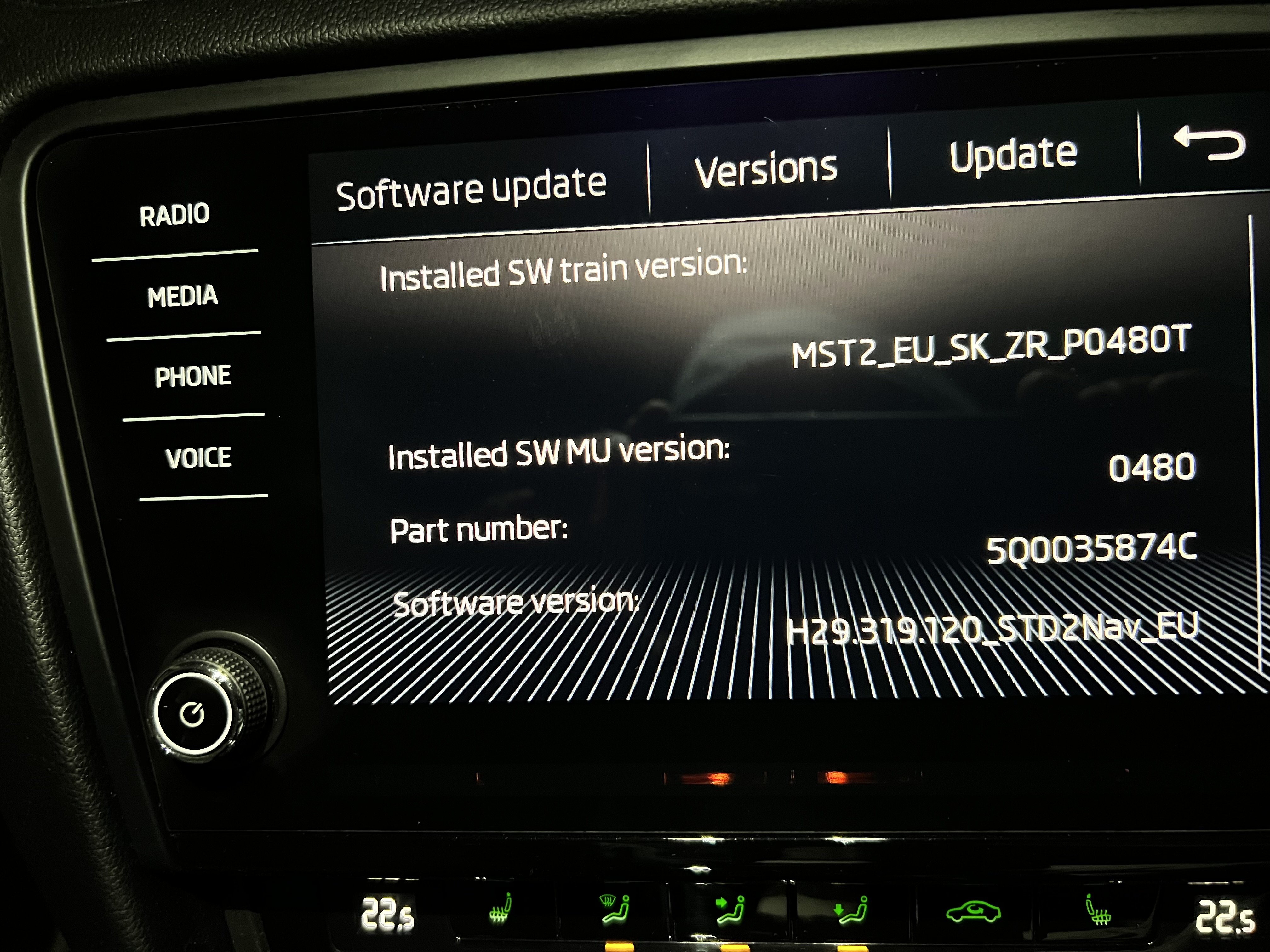 Infotainment Model Numbers - Skoda Octavia Mk3 (2013 - 2020) - BRISKODA