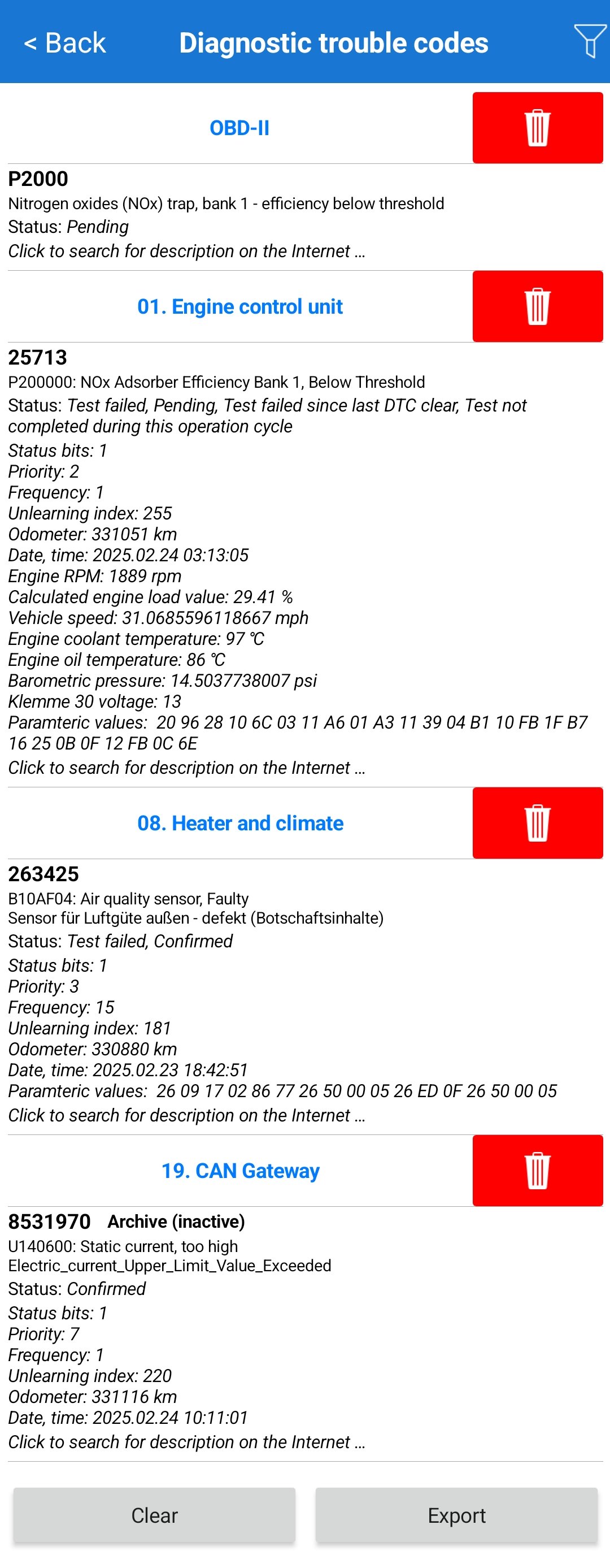 P2000 code skoda superb crlb 2.0l diesel - Skoda Superb Mk3 (2015 - 2023) - BRISKODA