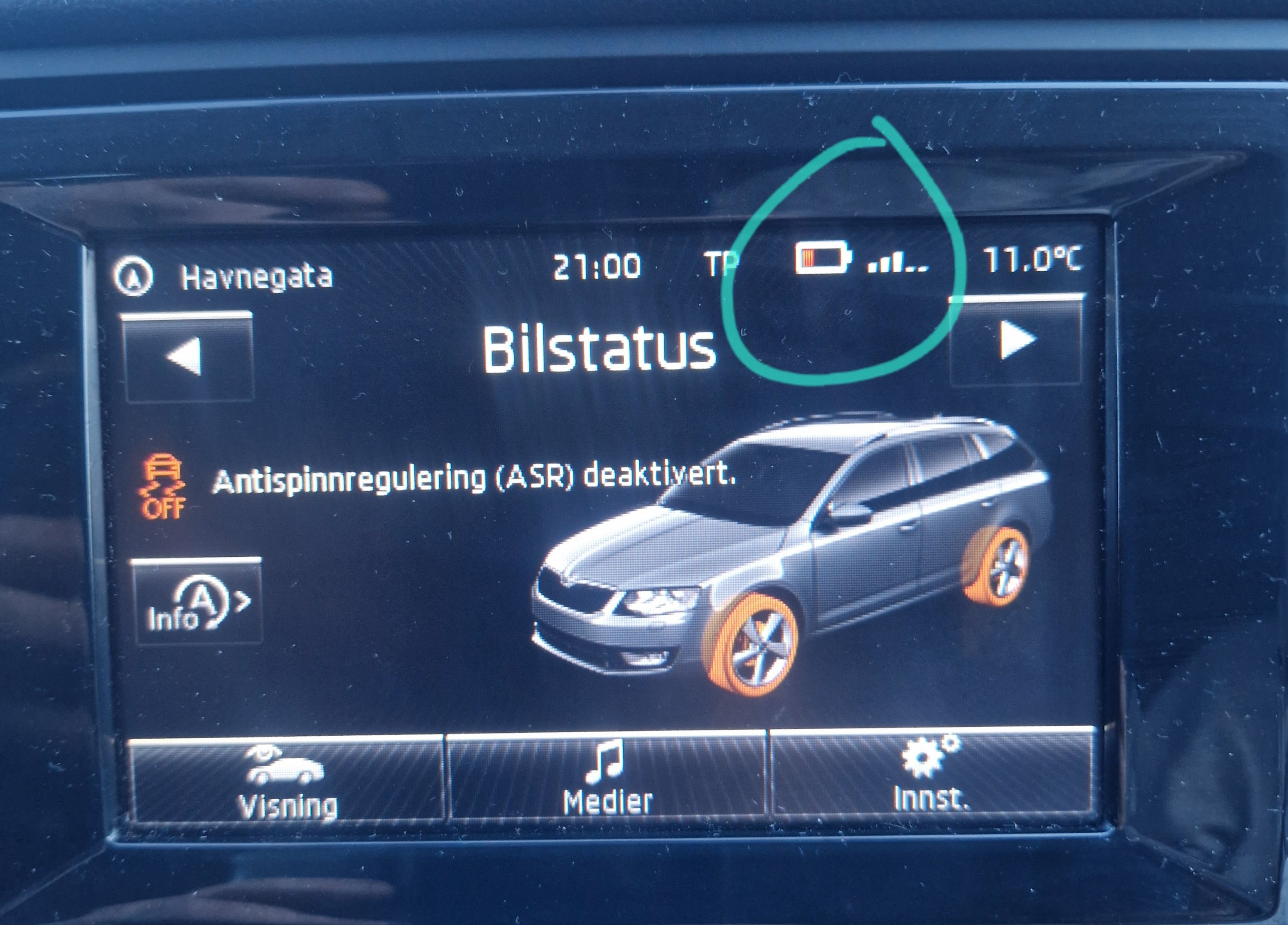 information panel - Skoda Octavia Mk3 (2013 - 2020) - BRISKODA