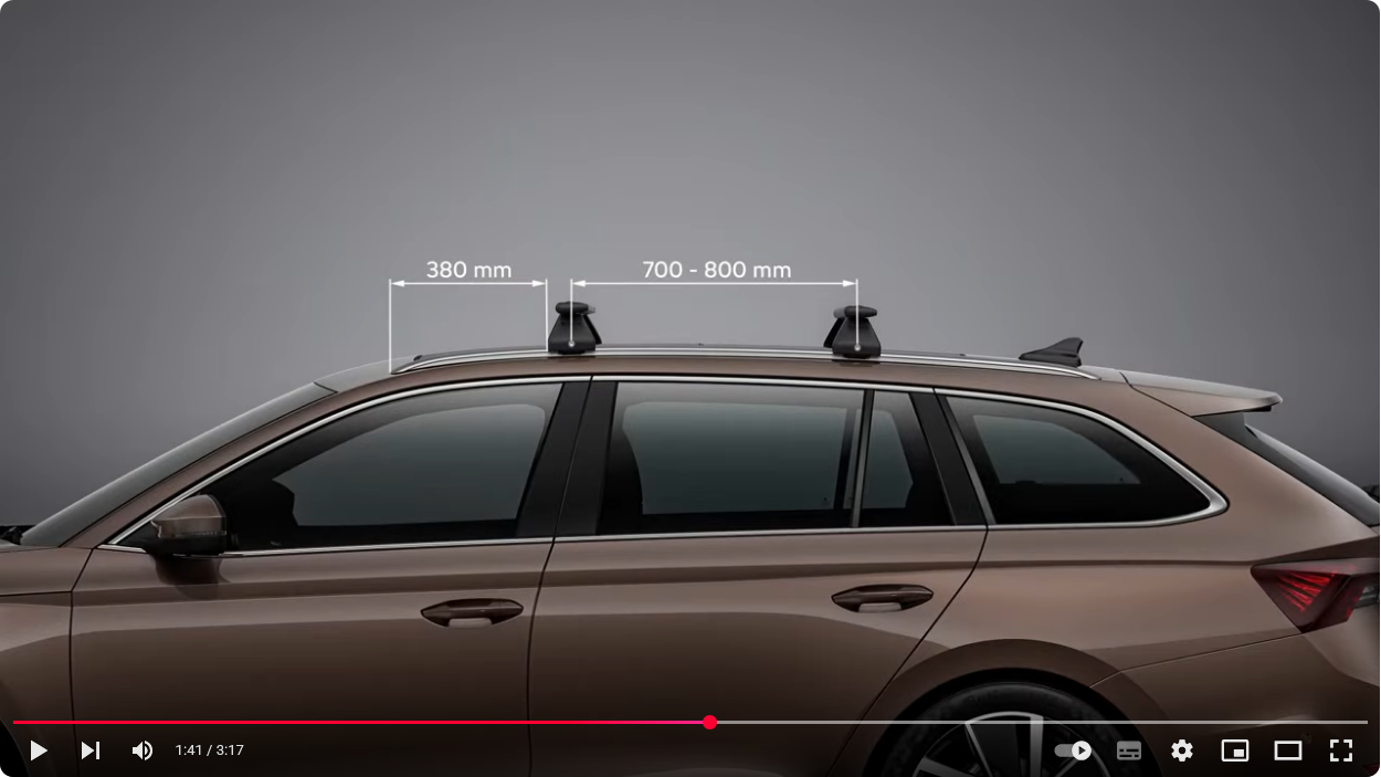 Best positions to mount roof rack on the roof rails of an Mk3 Estate ...