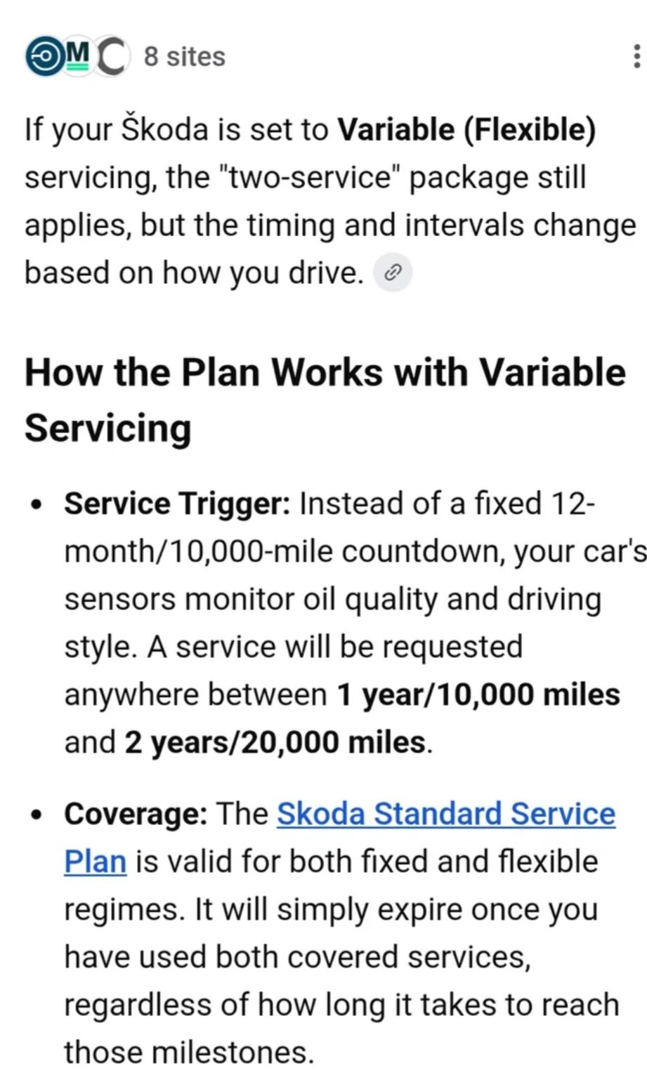£299 2 year Service Plan - Skoda Fabia Mk4 (2021 > ) - BRISKODA